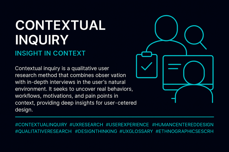 What is Contextual Inquiry? Definition, Examples & Use Cases | UX Glossary