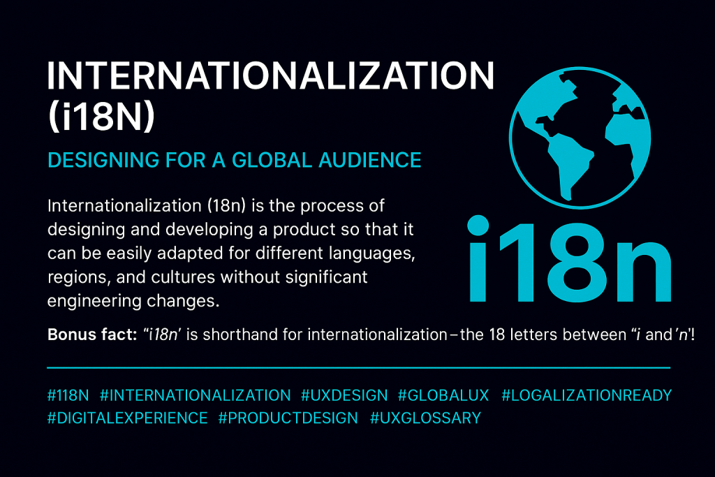 What is Internationalization (i18n)? Definition, Examples & Use Cases | UX Glossary